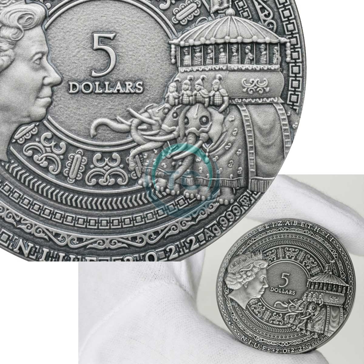 2022 Niue 5$ Famous Explorers Marco Polo The Coins
